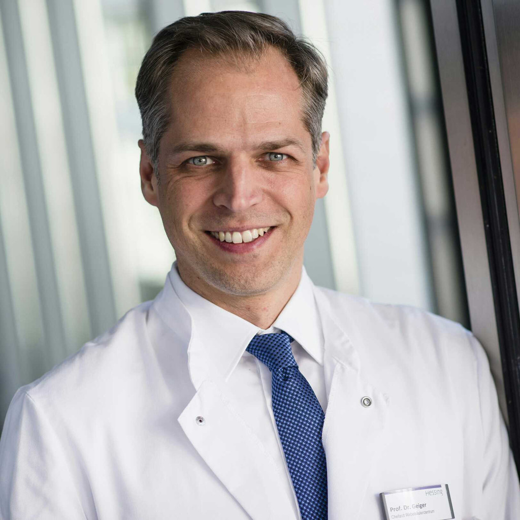 Prof. Dr. Florian Geiger - Chefarzt - Hessing Stiftung | XING