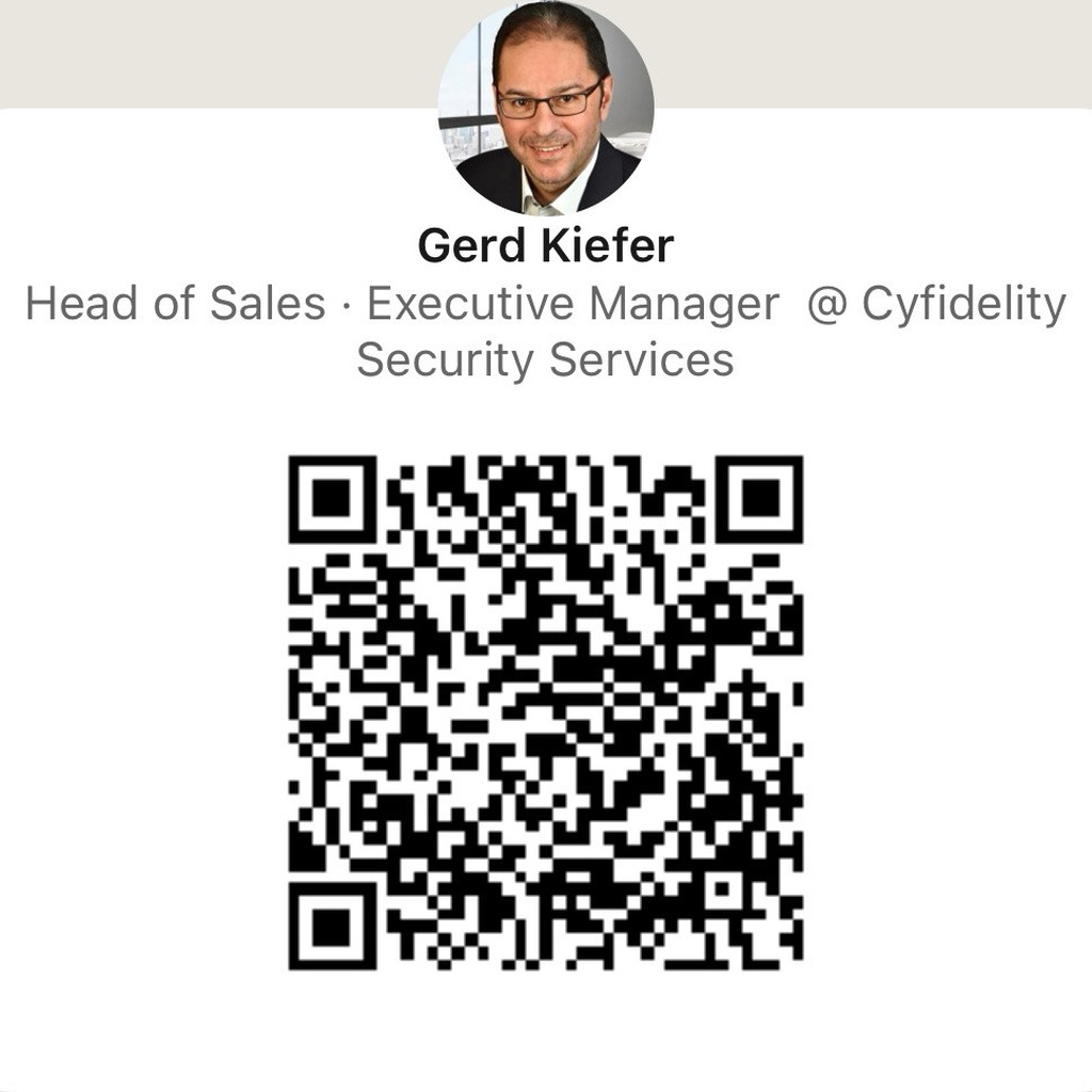 Gerd Kiefer - Head of Sales - Cyfidelity Security Services GmbH | XING