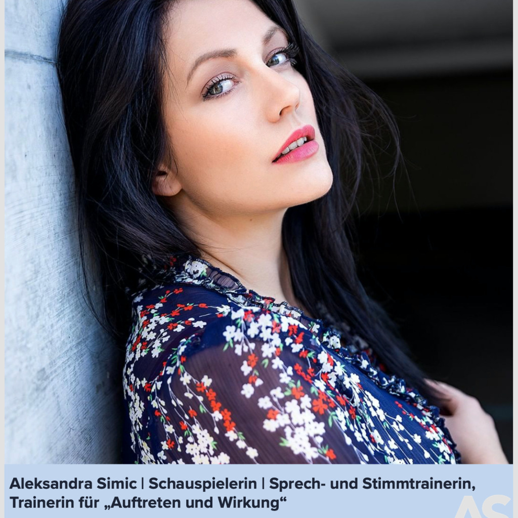 Aleksandra Simic - Trainerin - AS - Acting -Training | XING