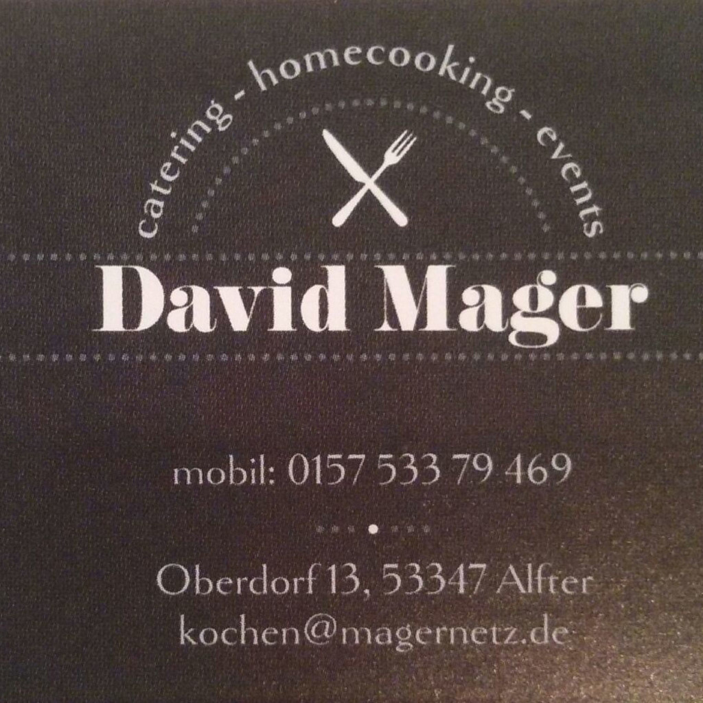 David Mager - Selbständiger Unternehmer - David Mager Catering | XING
