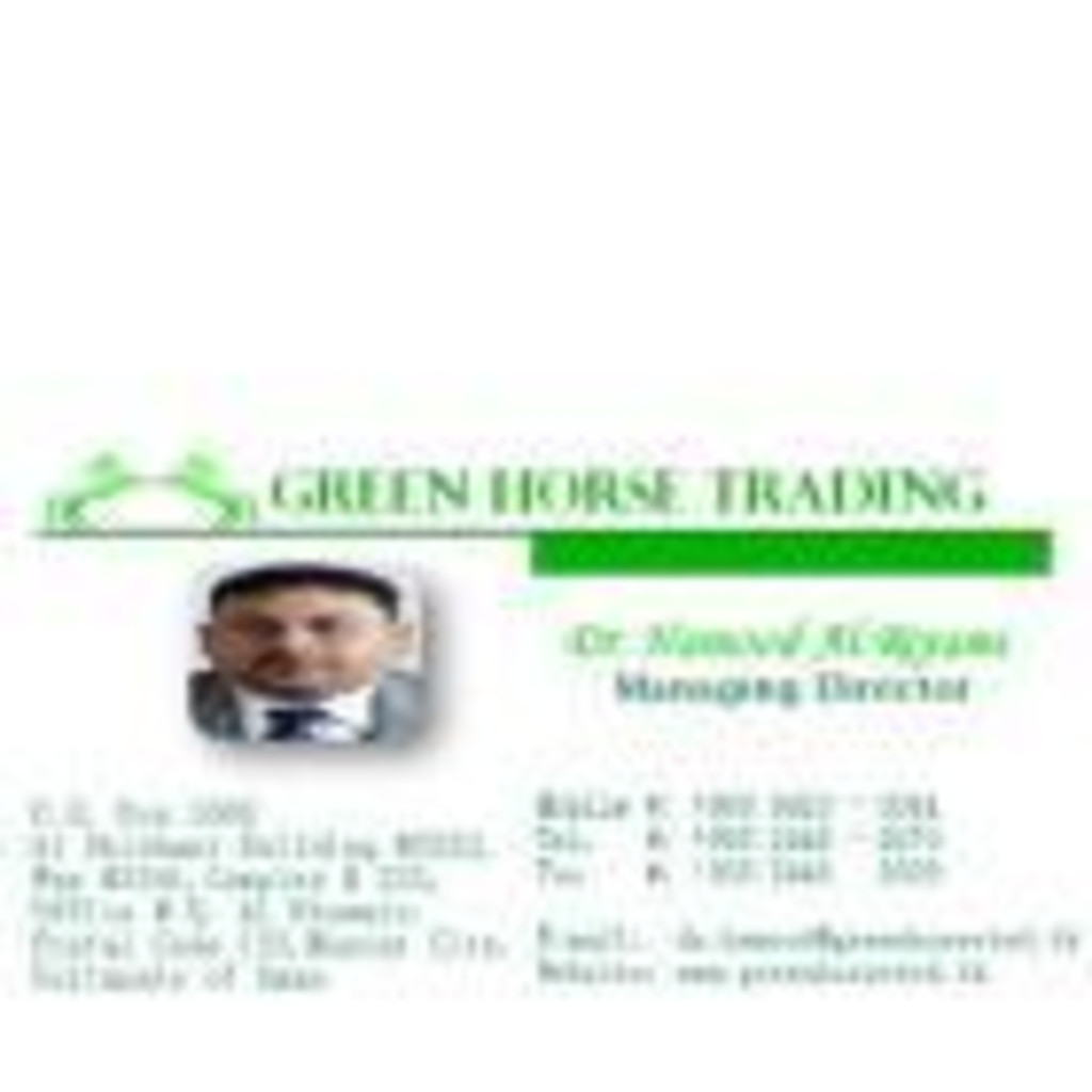 Hamood Al Riyami - Managing Director - Green Horse Trading | XING