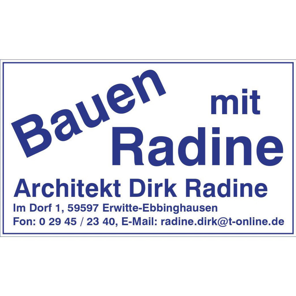 Dipl.-Ing. Dirk Radine - Architekt - Architekturbüro Dirk Radine | XING